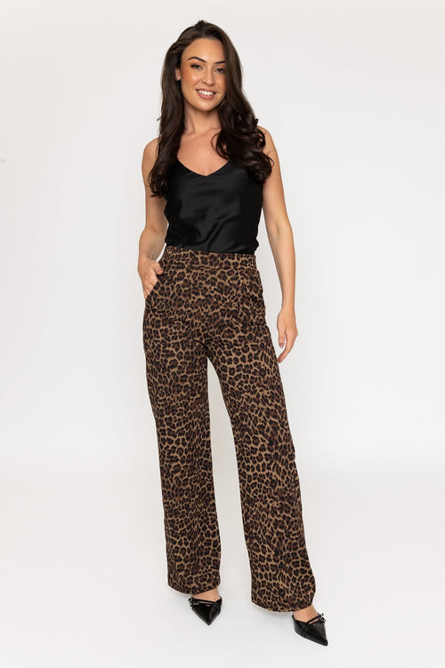 Animal Print Trousers | Ladies Fashion | Carraig Donn