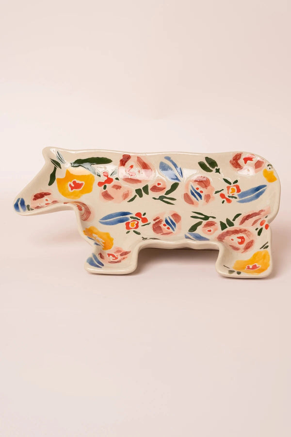 Blossom Cow Plate | Cottage Garden | Tableware – Carraig Donn