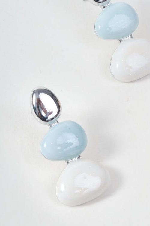 Blue Three Drop Earrings | Ladies Jewellery | Carraig Donn