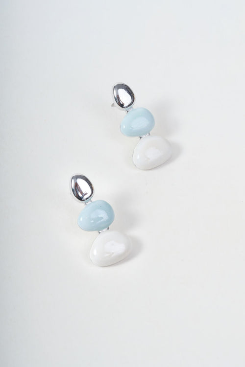 Blue Three Drop Earrings | Ladies Jewellery | Carraig Donn
