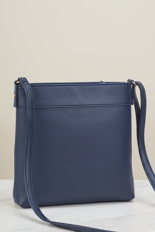 Navy Classic Crossbody Bag | Handbags | Carraig Donn