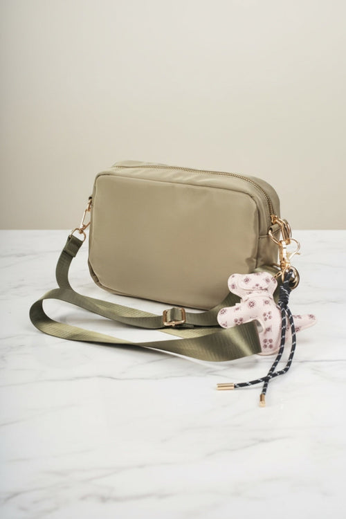 Khaki Crossbody Camera Bag | Handbags | Carraig Donn