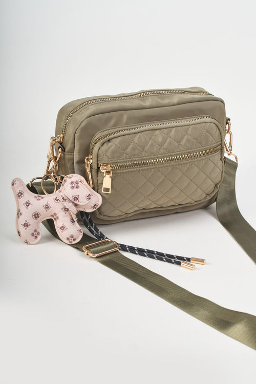 Khaki Crossbody Camera Bag | Handbags | Carraig Donn