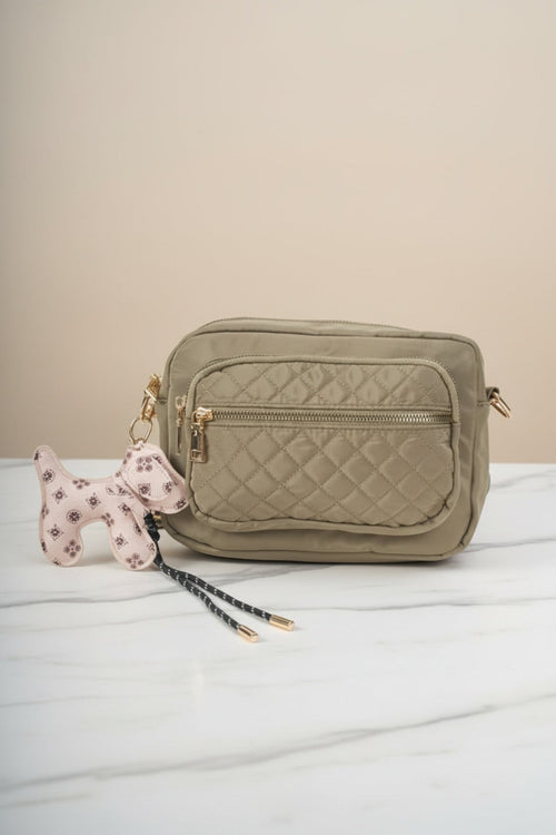 Khaki Crossbody Camera Bag | Handbags | Carraig Donn