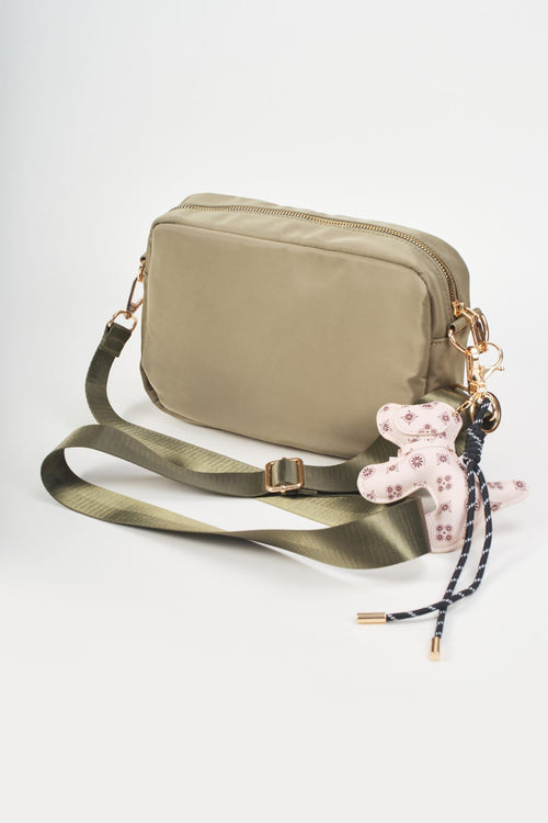 Khaki Crossbody Camera Bag | Handbags | Carraig Donn