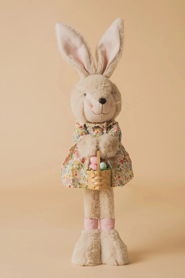 Standing Ms. Bunny Holding Easter Eggs Basket | Easter – Carraig Donn
