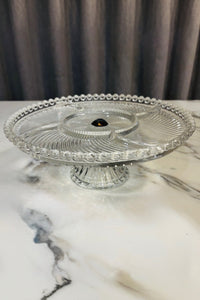 Muckross Round Divided Footed Plate | Tableware – Carraig Donn