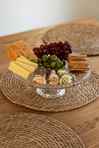 Muckross Round Divided Footed Plate | Tableware – Carraig Donn