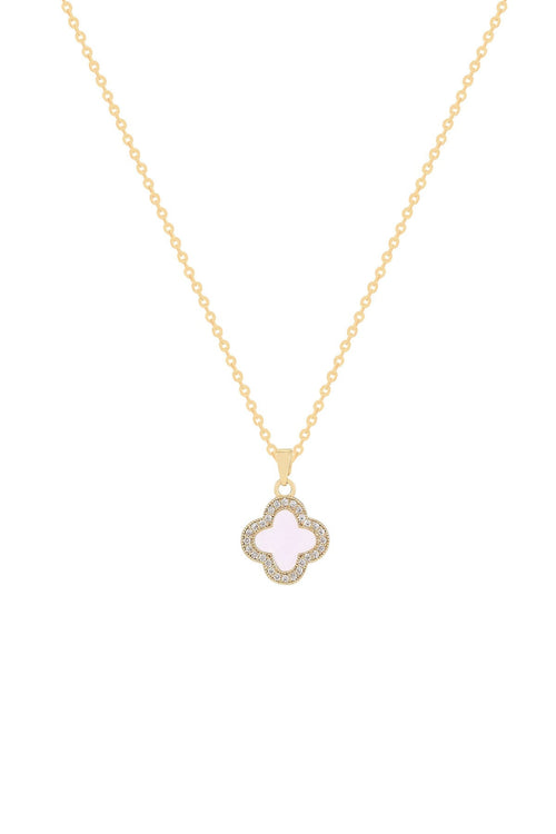 Pink Clover Necklace | Women's Jewellery | Carraig Donn