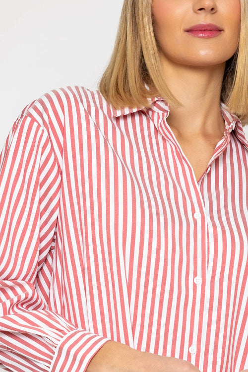 Red Classic Striped Shirt | Ladies Shirts | Fashion – Carraig Donn