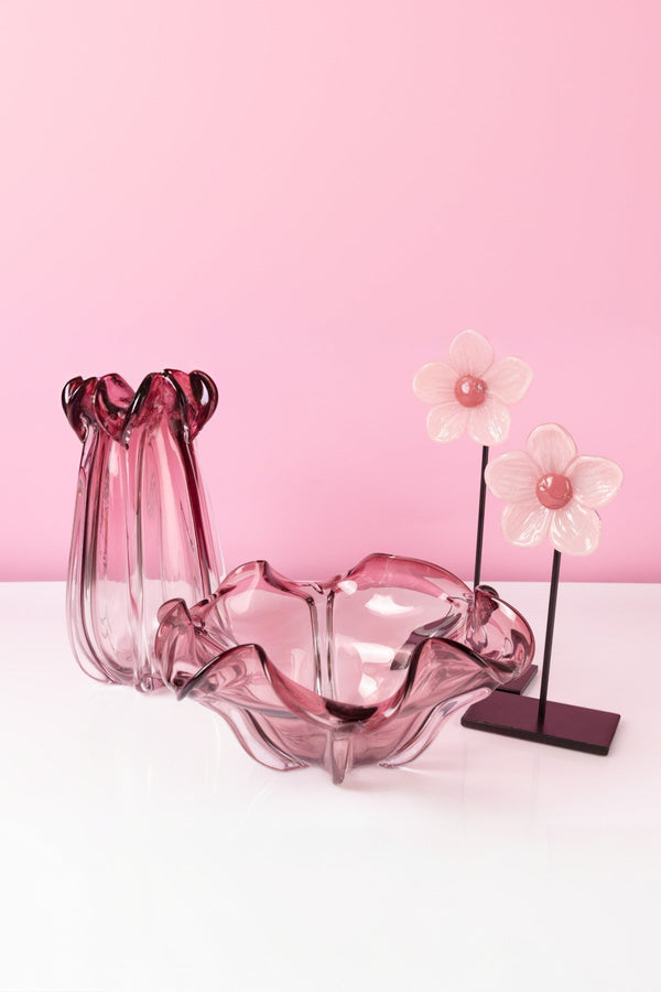 Rhea Large Glass Flower | Home Decor – Carraig Donn