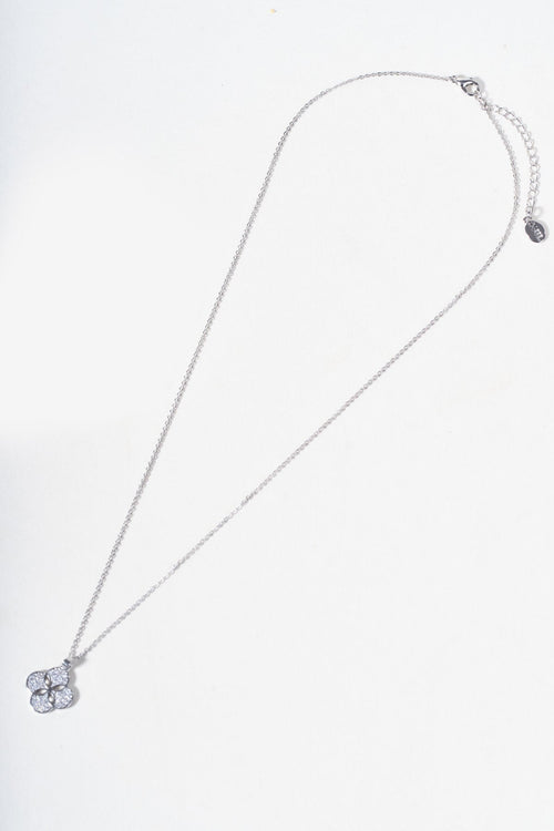 Silver Clover Necklace | Ladies Jewellery | Carraig Donn
